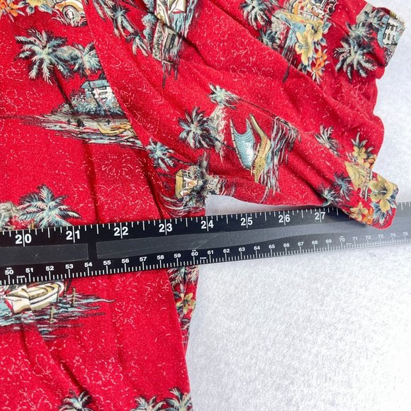 campia moda | Shirts | Vintage Campia Moda Mens Xl Red Hawaiian Shirt ...
